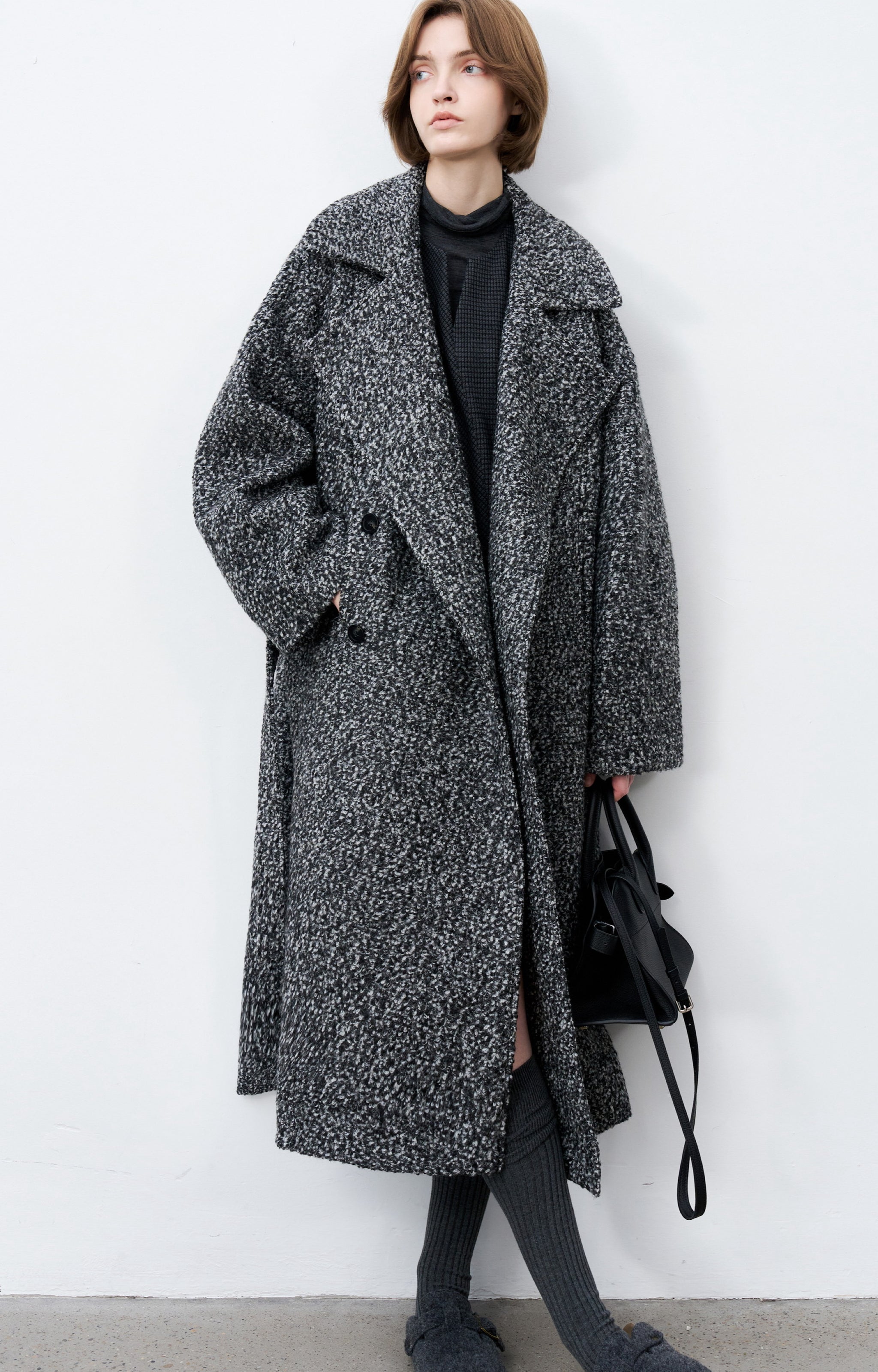 MORSE DOT WOOL COAT / 몰스닷 울 코트